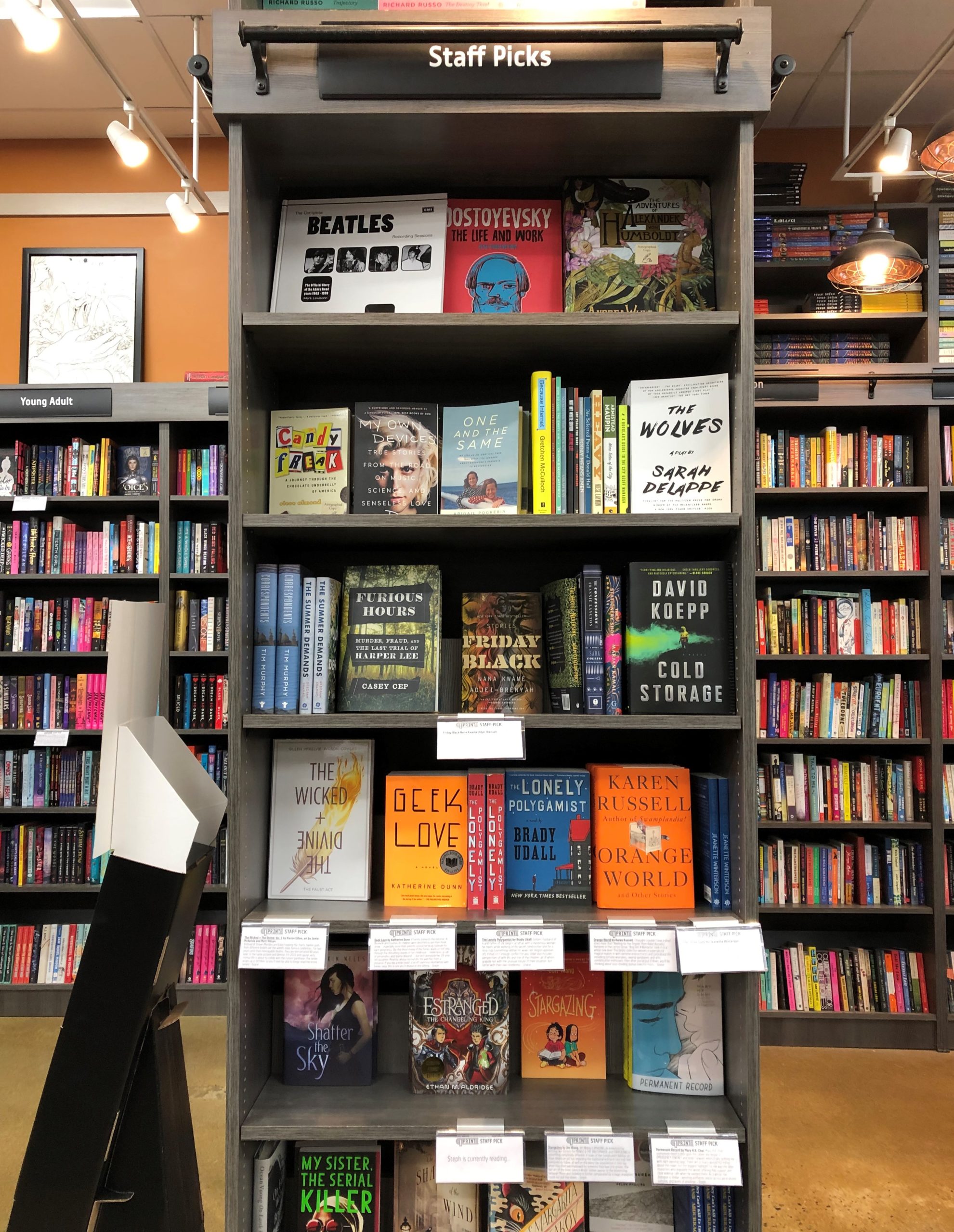 Visiting Print Bookstore in Portland, Maine - Erica Robyn Reads