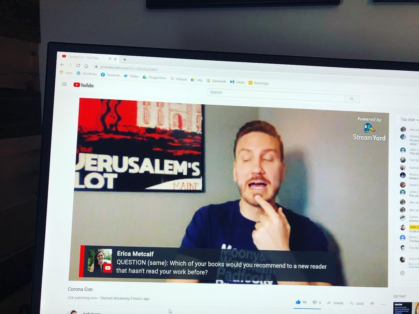 [Book Event] Corona Con - April 2020 - Erica Robyn Reads