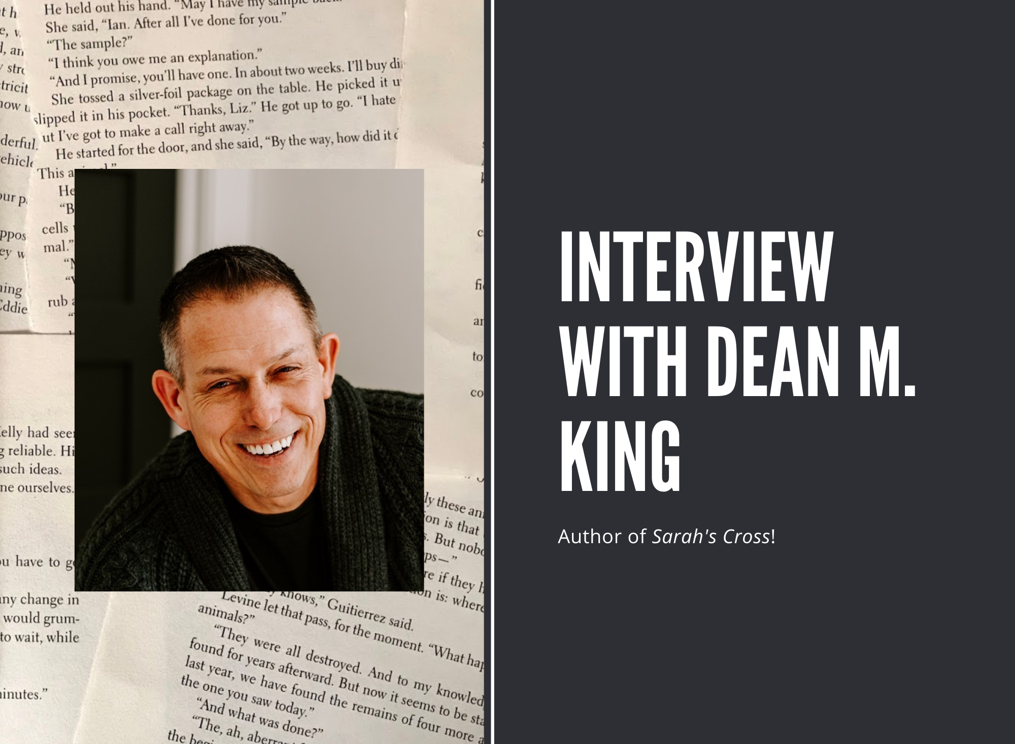 Interview with Dean M. King - Erica Robyn Reads
