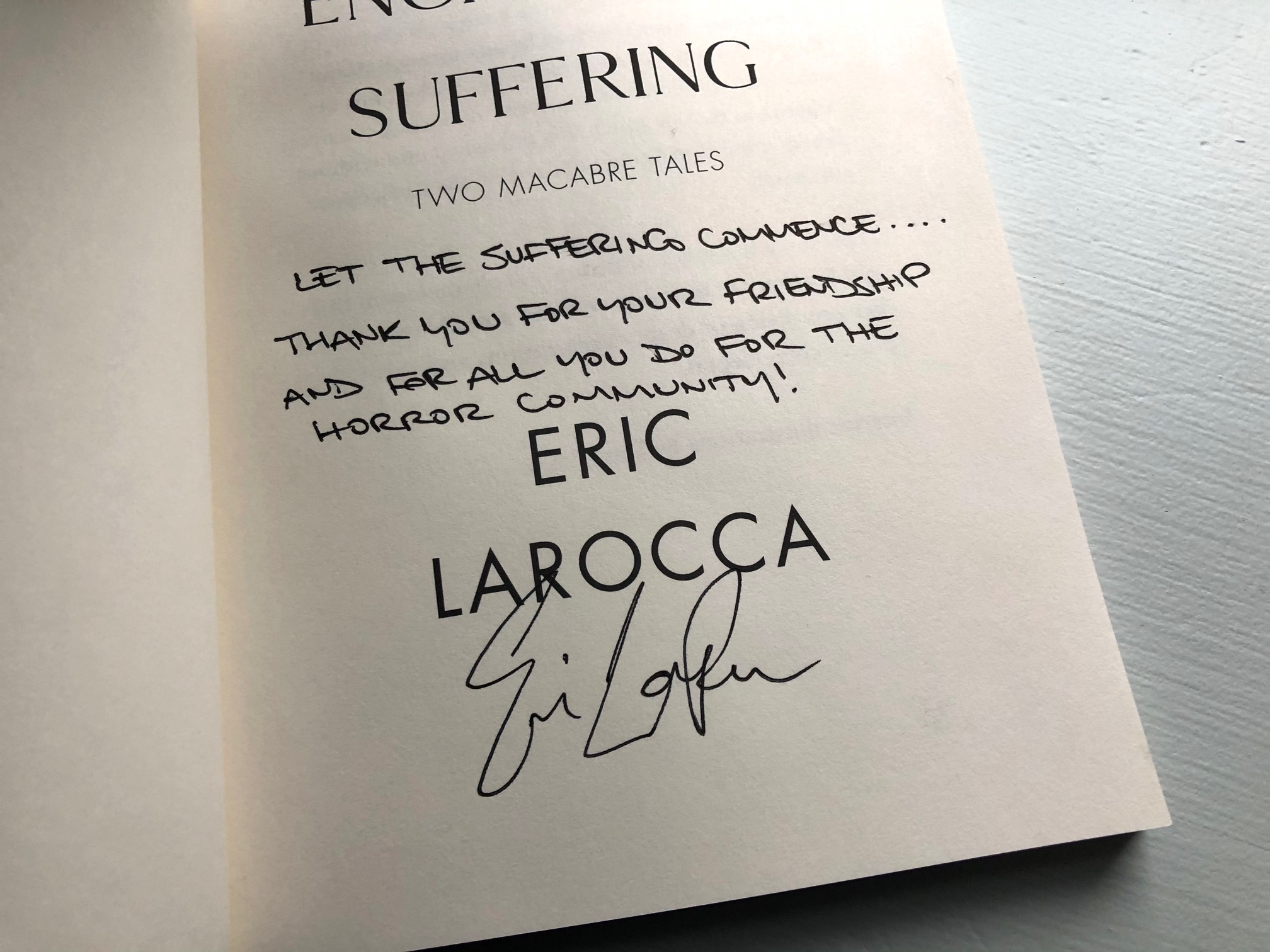 [Novella Review] A Bright Enchanted Suffering by Eric LaRocca - Erica ...