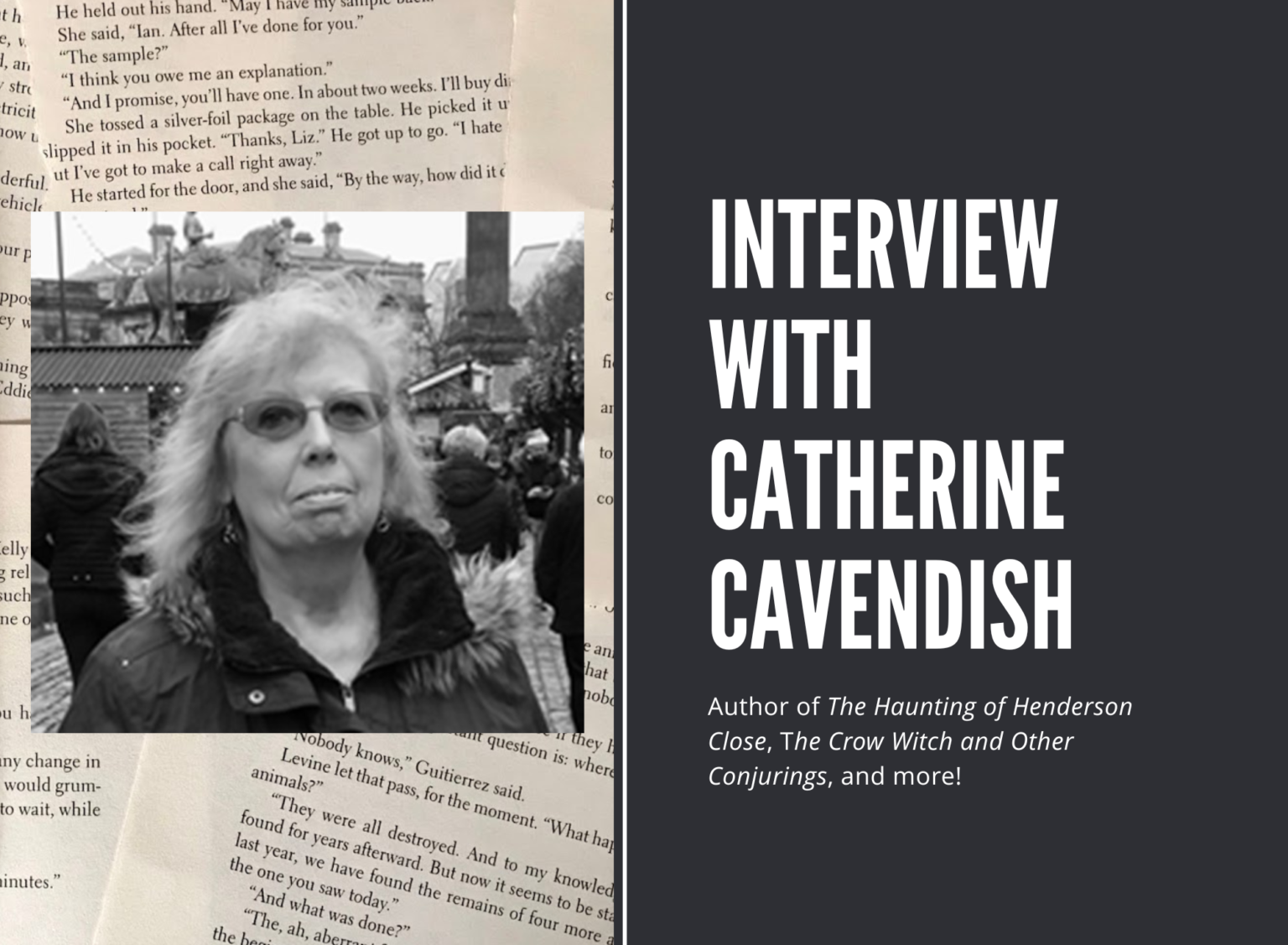Interview with Catherine Cavendish - Erica Robyn Reads