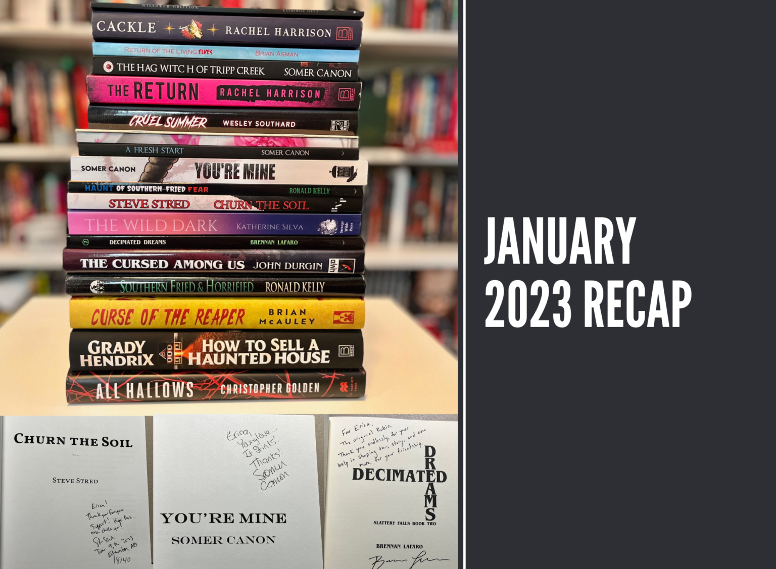 January 2023 | Recap - Erica Robyn Reads