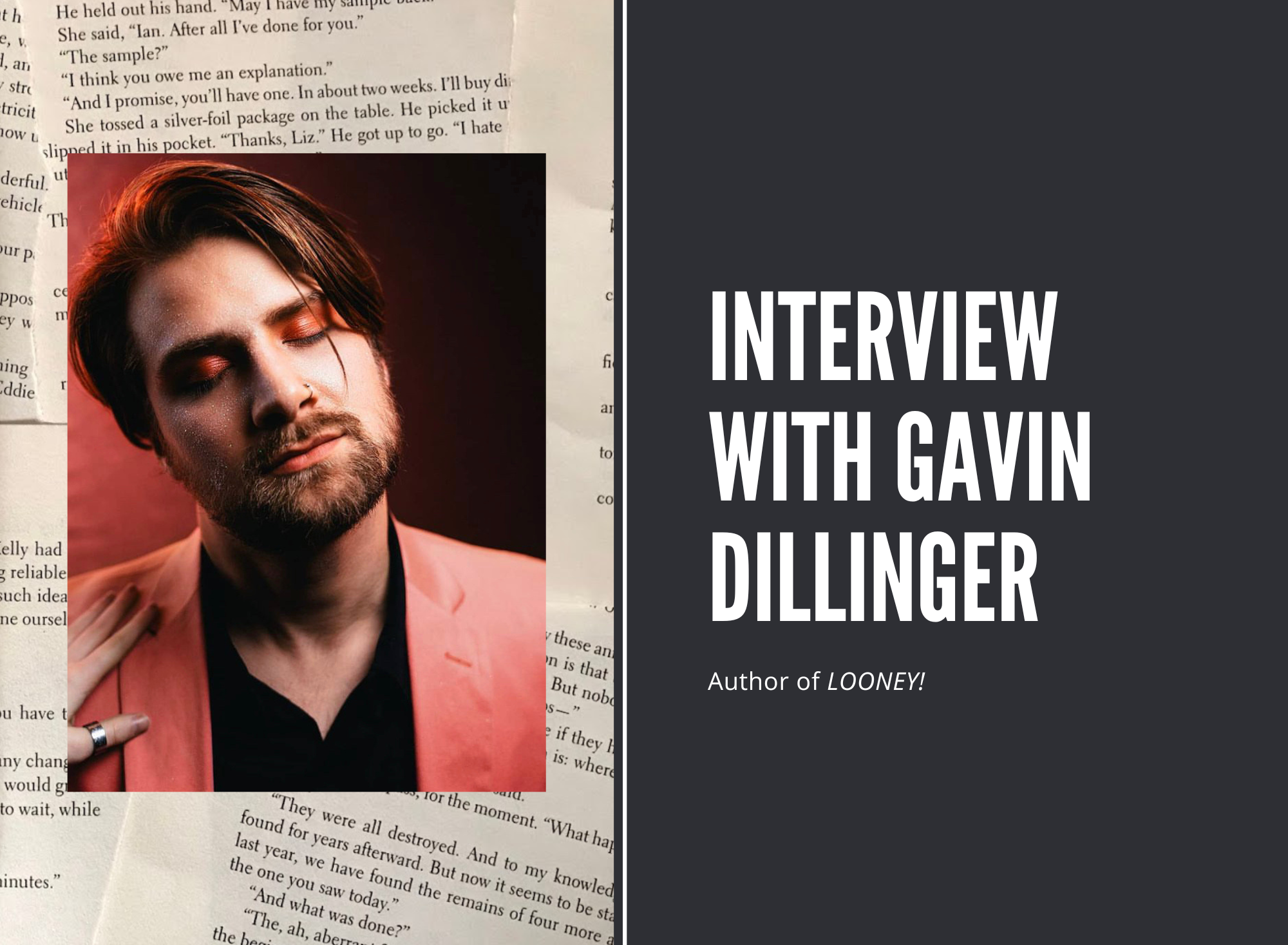 Interview with Gavin Dillinger - Erica Robyn Reads